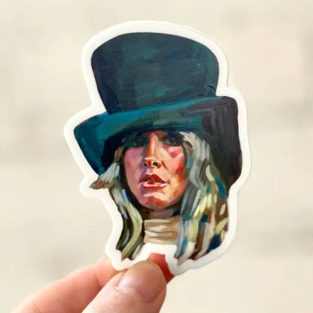 Stevie Nicks Vinyl Sticker | Boho Portrait by Tyler Darling – The Boho Depot