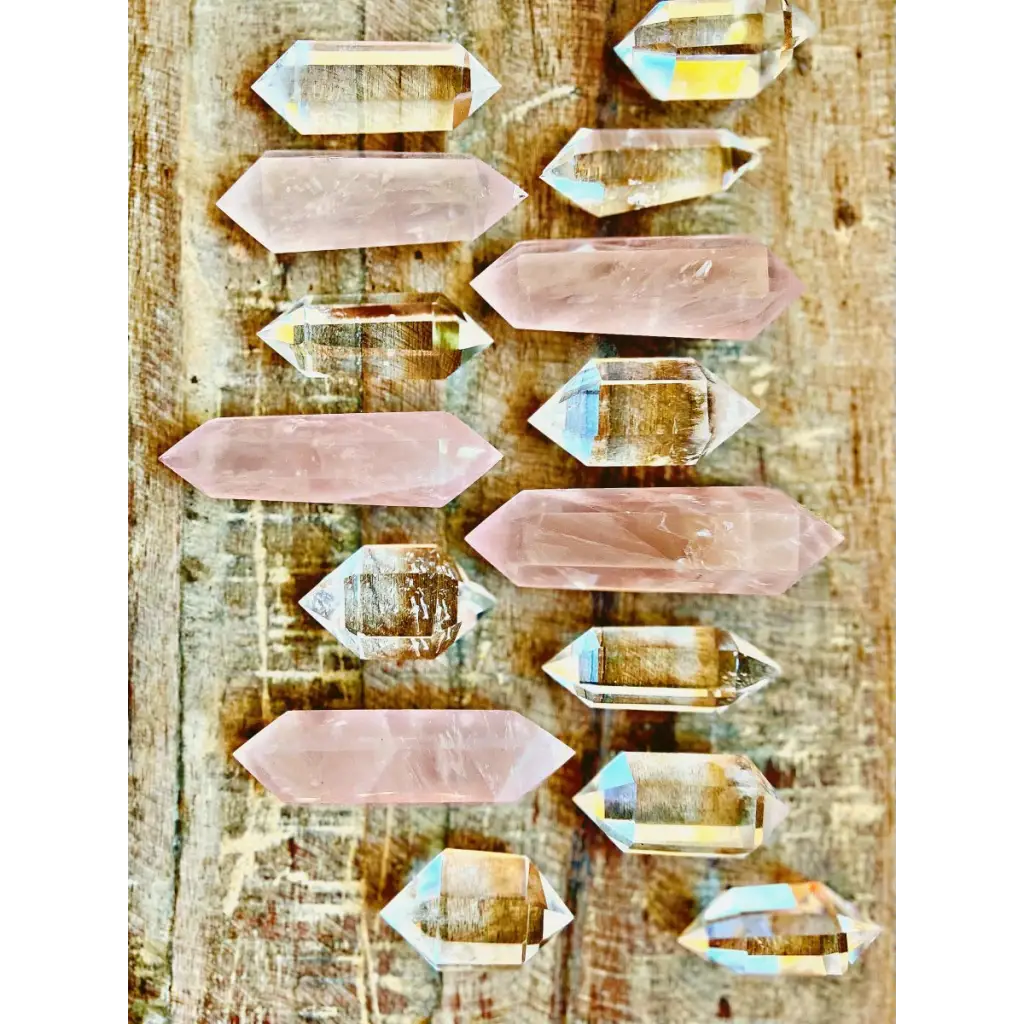 Double Terminated Crystal Points – The Boho Depot