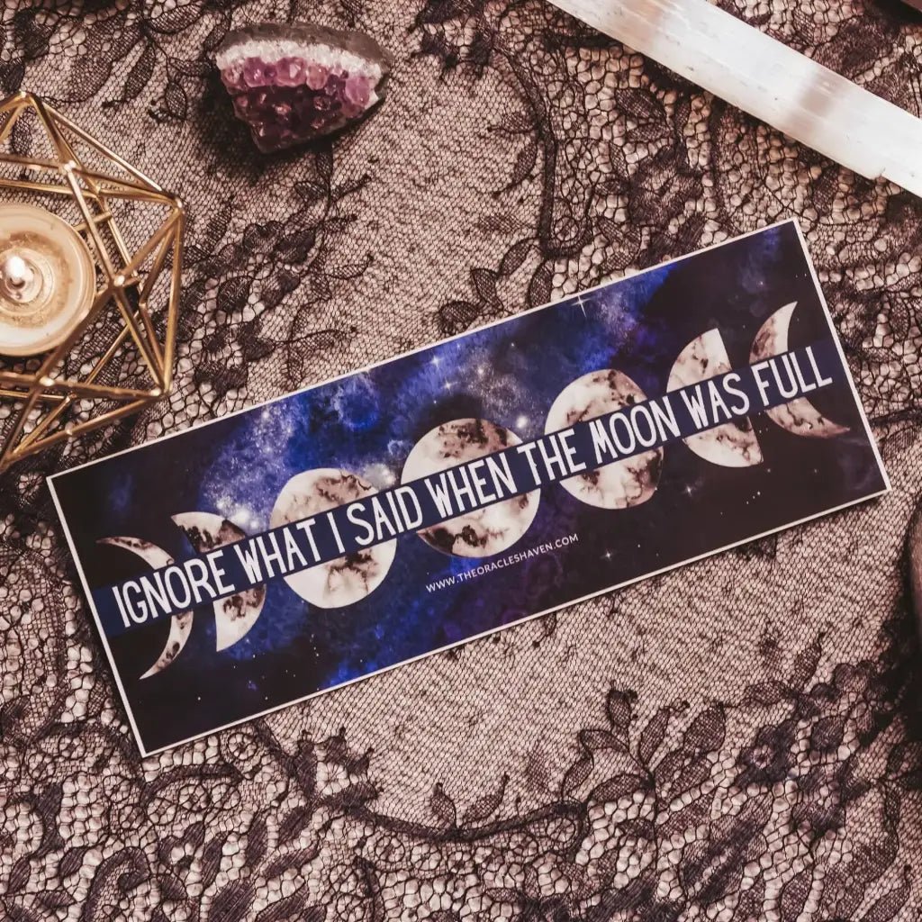 Moon Bumper Stickers - Decorative Stickers – The Boho Depot