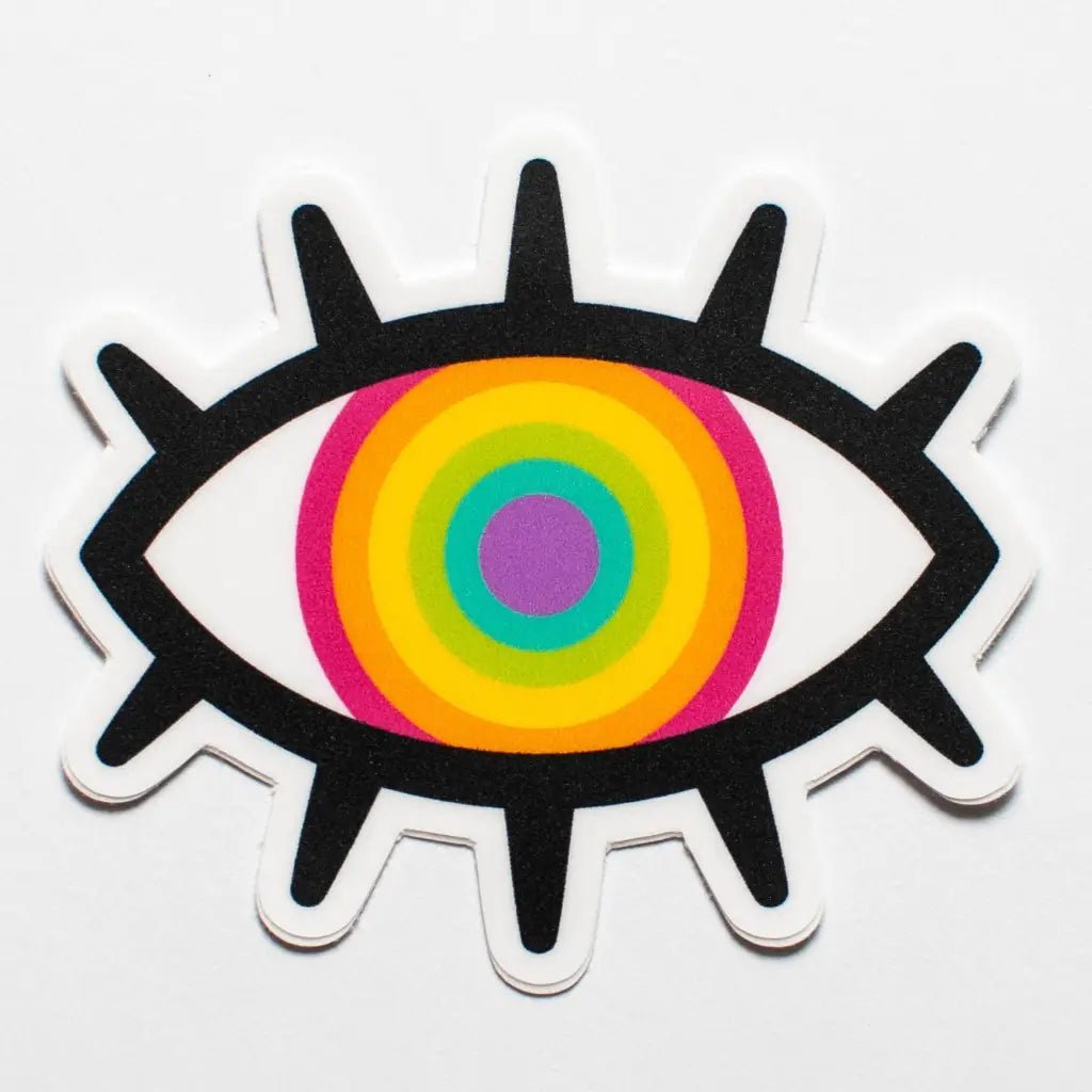 Sticker - Rainbow Eye - Decorative Stickers – The Boho Depot
